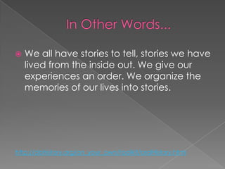 Oral Histories | PPT