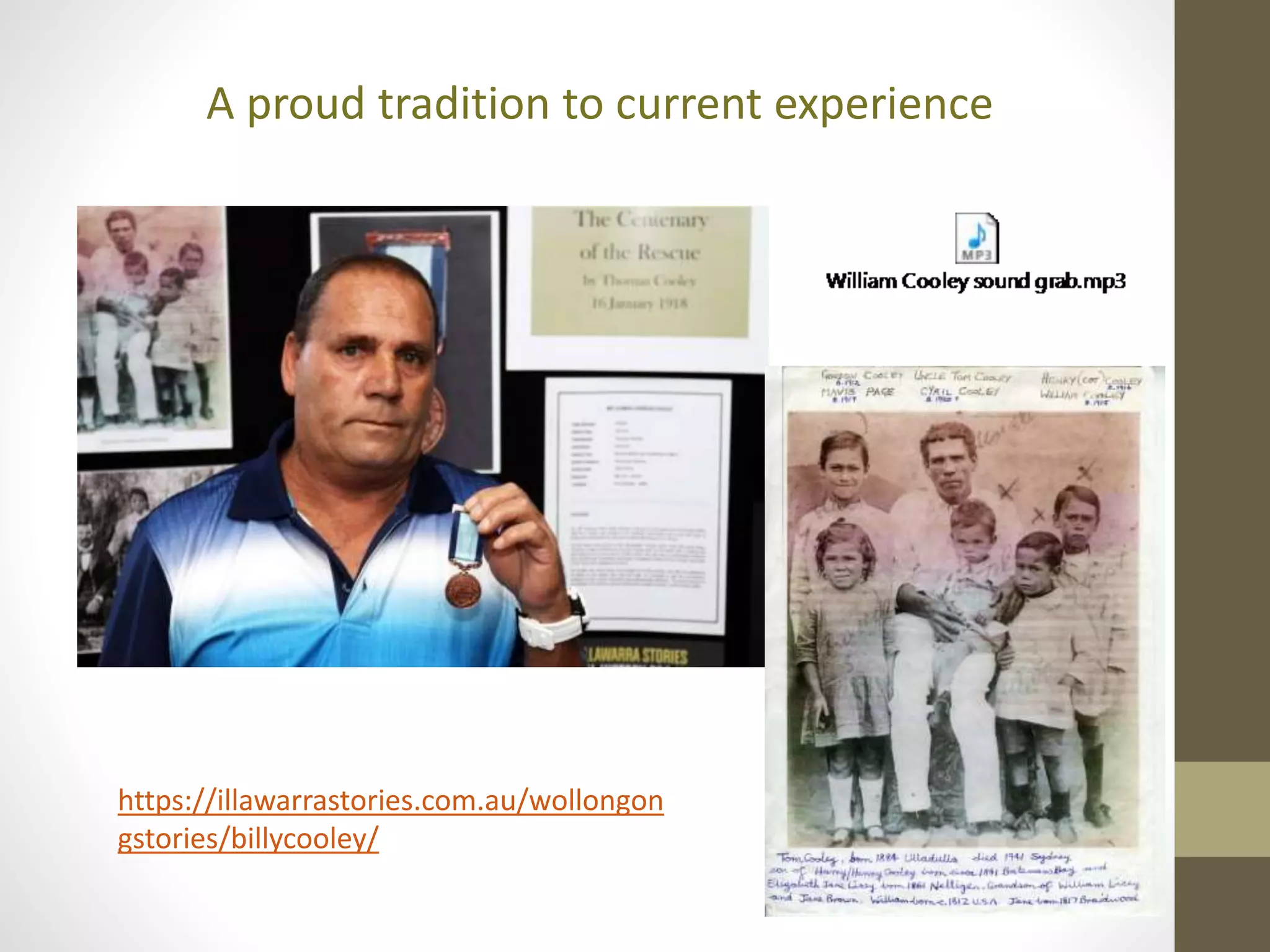 Oral history interviews with Aboriginal people | PPTX