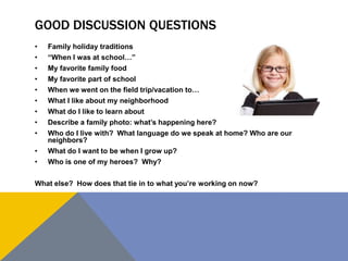 Teaching Oral History Projects with Pre-K Students | PPT