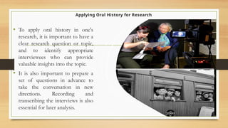 English Oral History Research Methodology ppt.pptx