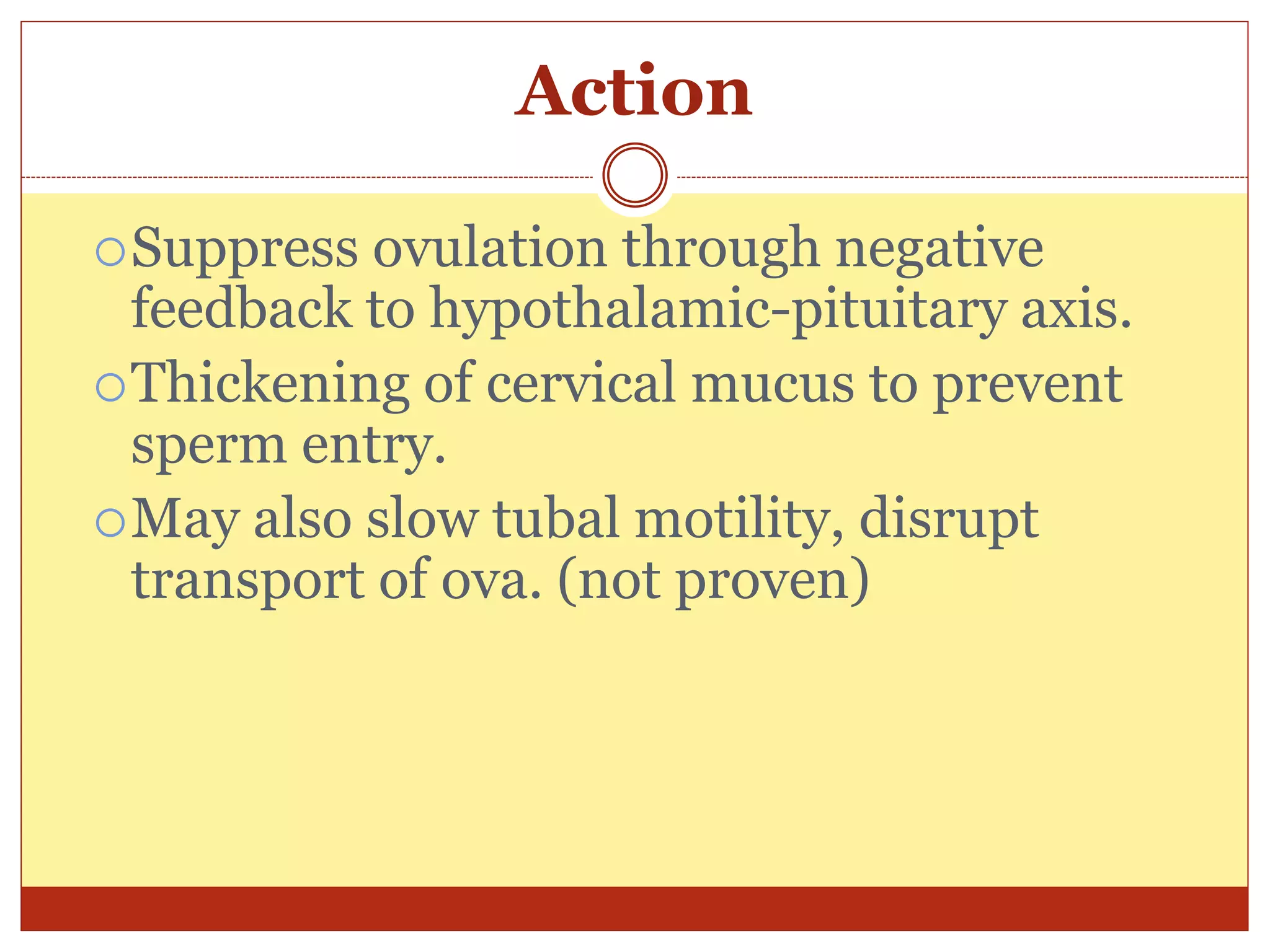 Oral hormonal contraceptive | PPTX