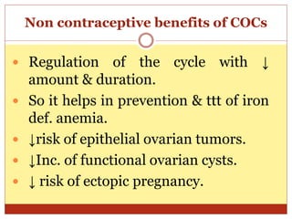 Oral hormonal contraceptive | PPTX