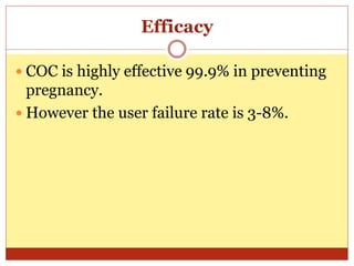 Oral hormonal contraceptive | PPTX