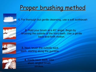 Oral Hygeine Instructions | PPT