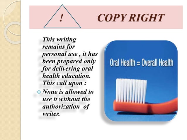 Oral hygiene | PPT