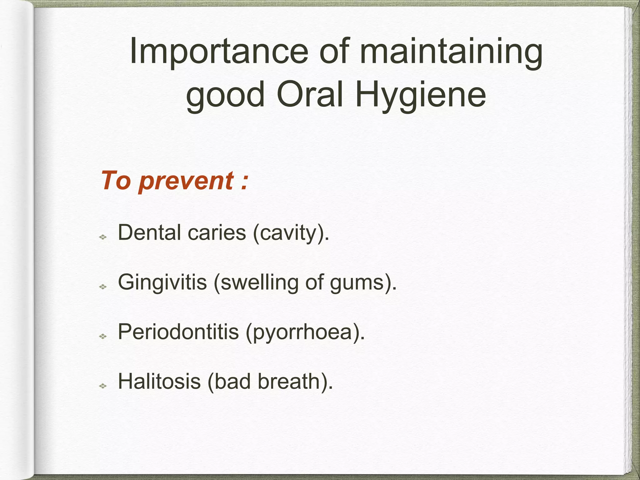 Oral Hygiene Ppt Ppt