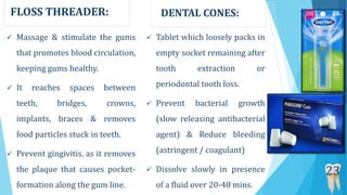 ORAL HYGIENE PRODUCTS (DESIGN OF COSMECEUTICAL PRODUCTS) | PPTX