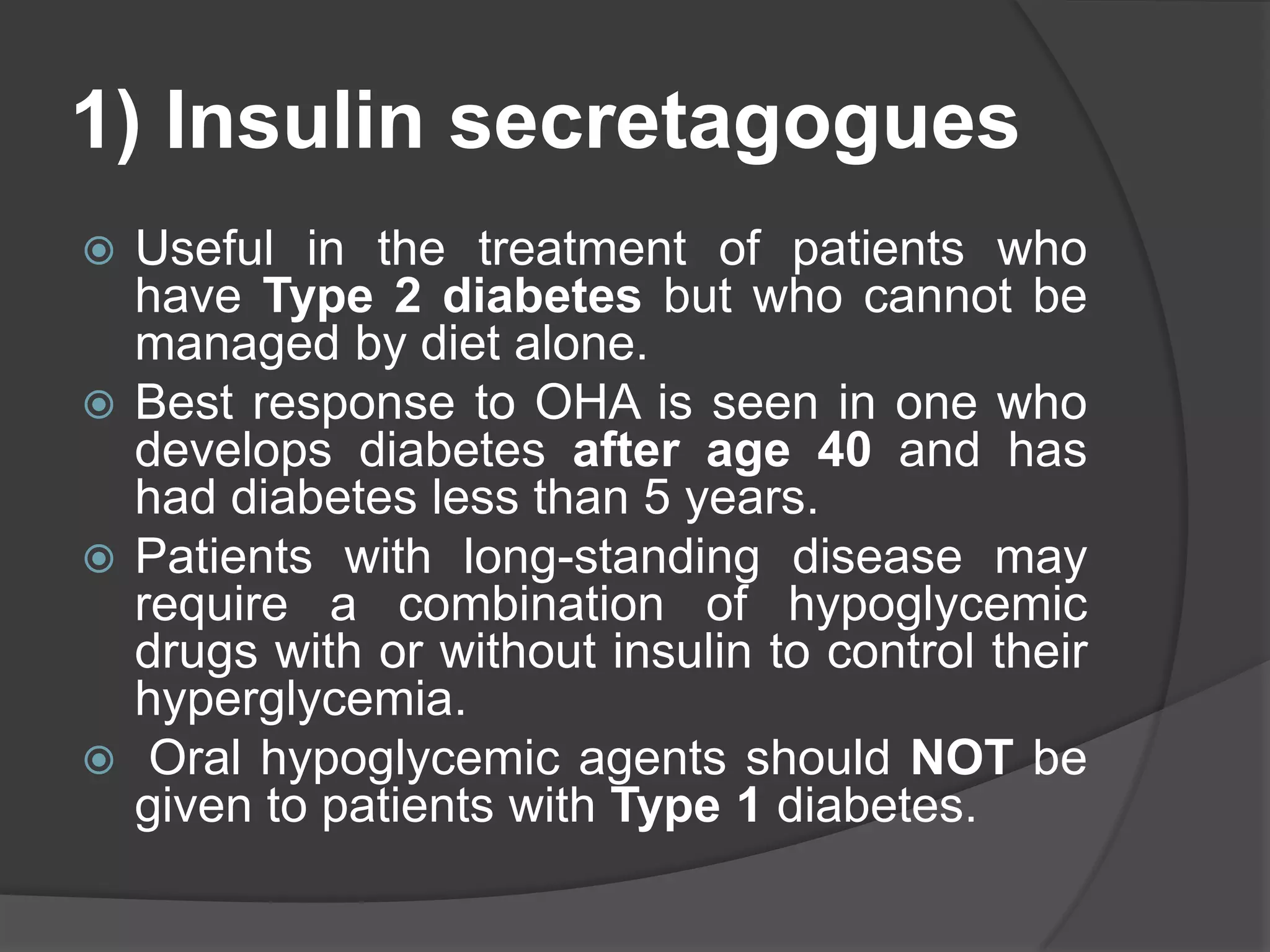 Oral Hypoglycemic Agents | PPTX