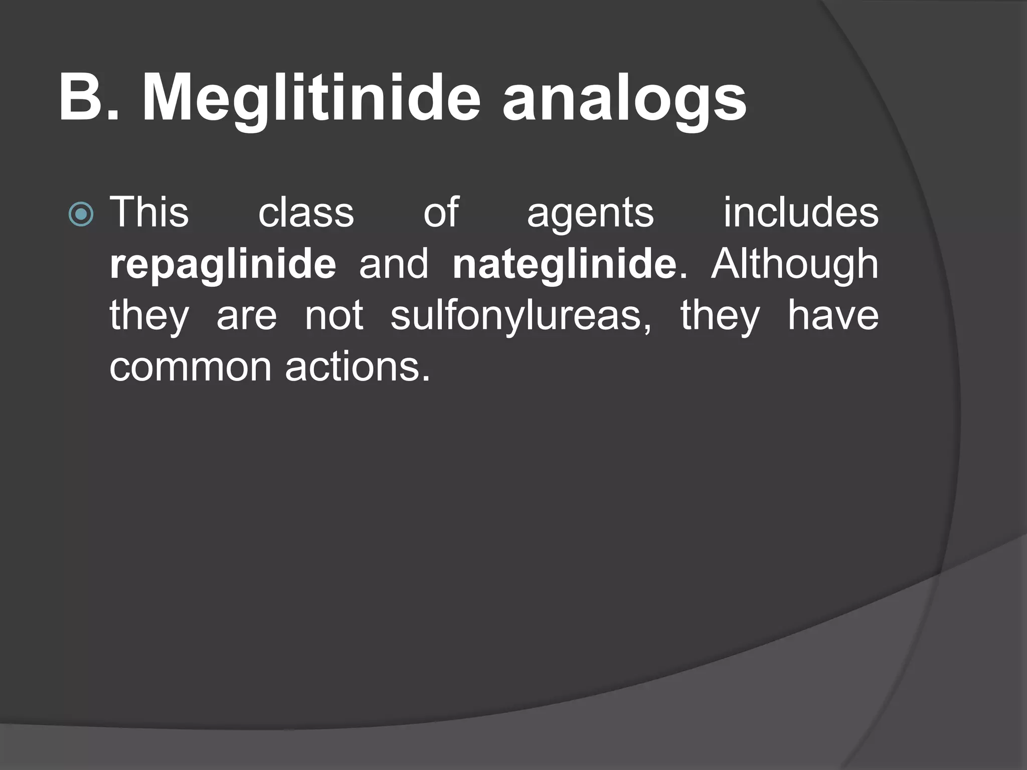Oral Hypoglycemic Agents | PPTX