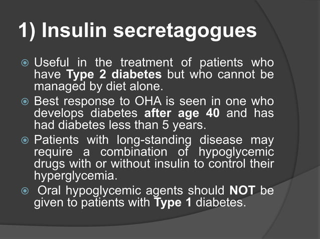 Oral Hypoglycemic Agents | PPTX | Endocrine and Metabolic Diseases ...