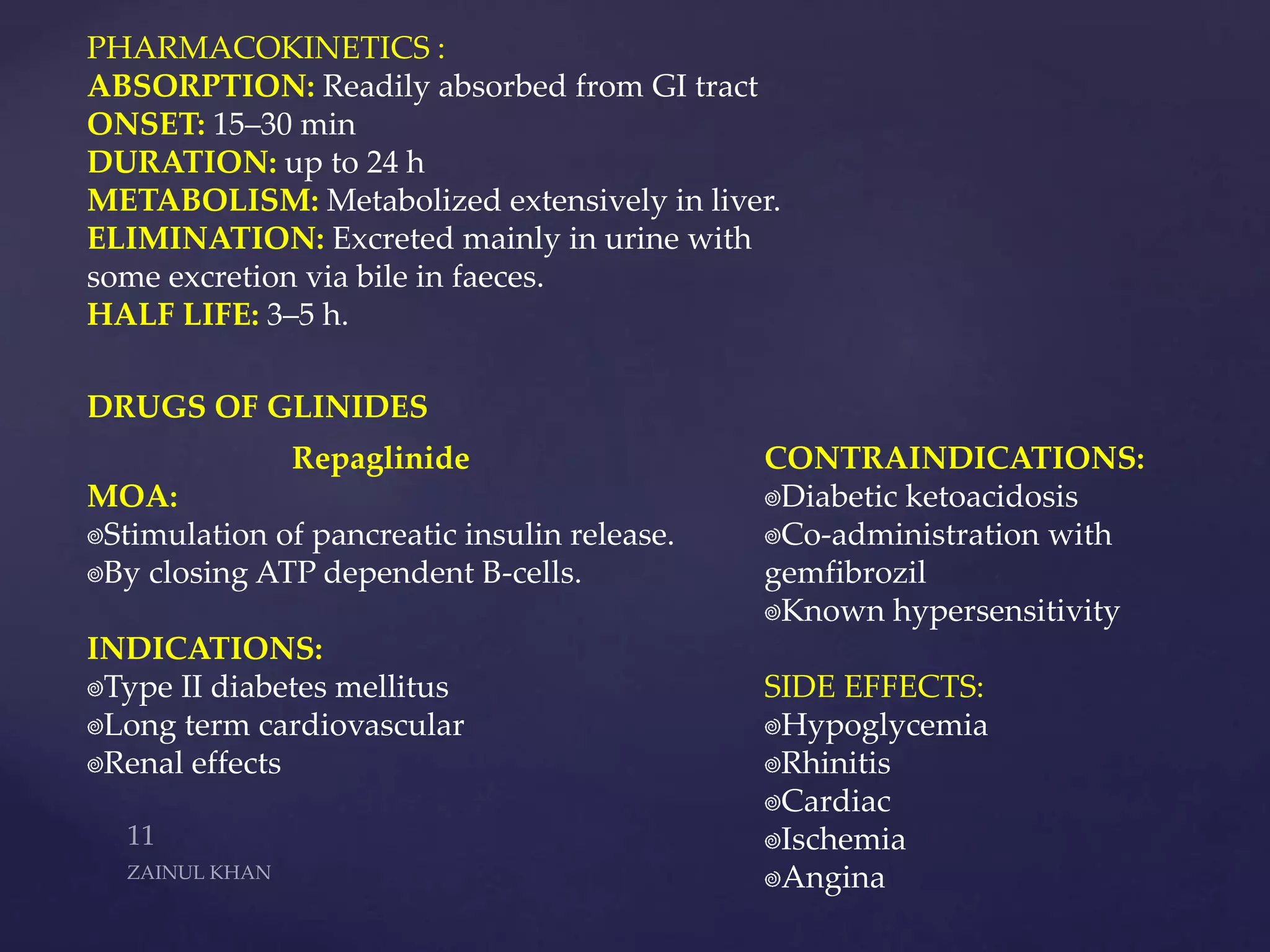 Oral hypoglycemic agents | PPTX