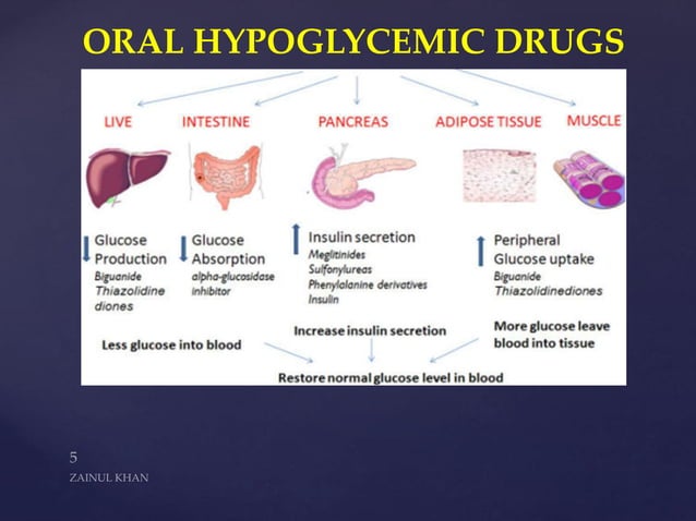 Oral hypoglycemic agents | PPTX
