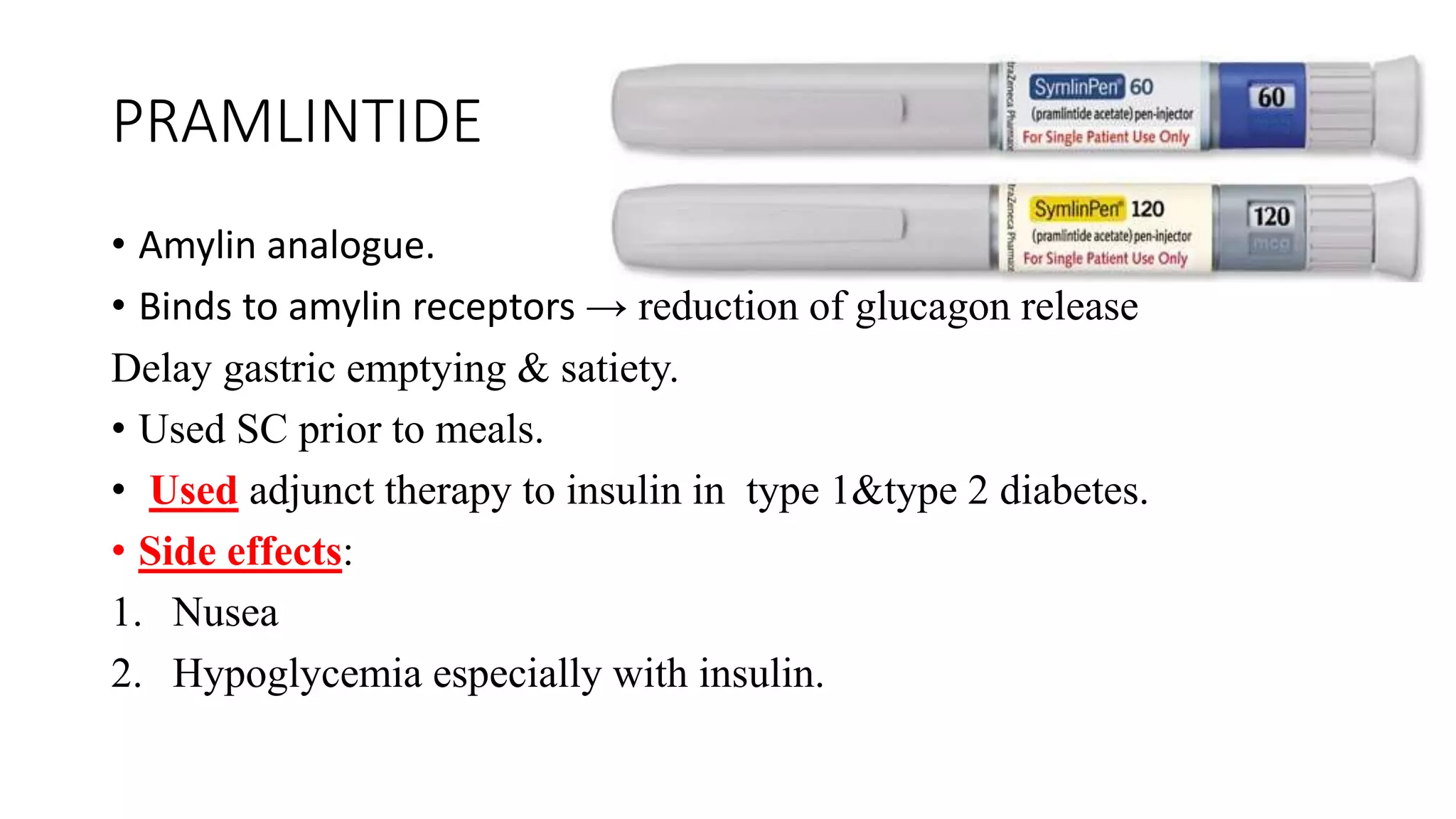 Oral hypoglycemic drugs | PPTX