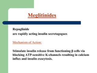 oral hypoglycemic drugs.pptx this ppt is related to oral hypoglycemic ...