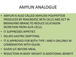 Oral hypoglycemic agents BY Dr.TAUSEEF HAIDER | PPTX