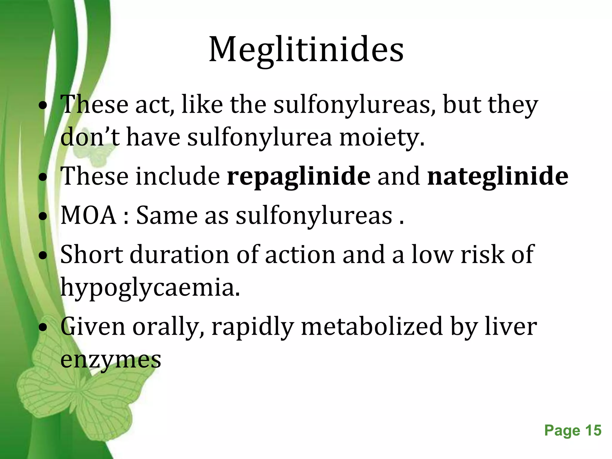 Oral hypoglycemics | PPTX