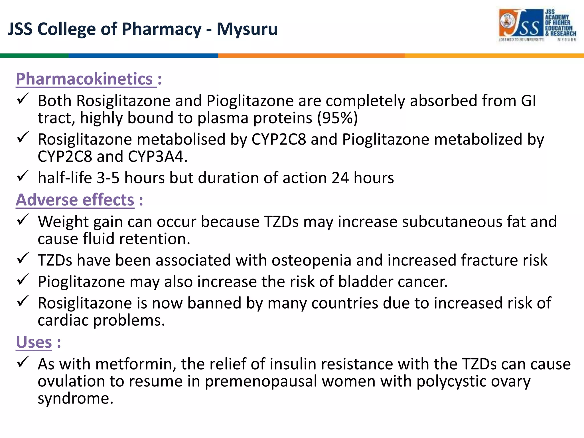 Oral hypoglycemics or Antidiabetic drugs | PPTX