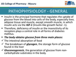 Oral hypoglycemics or Antidiabetic drugs | PPTX