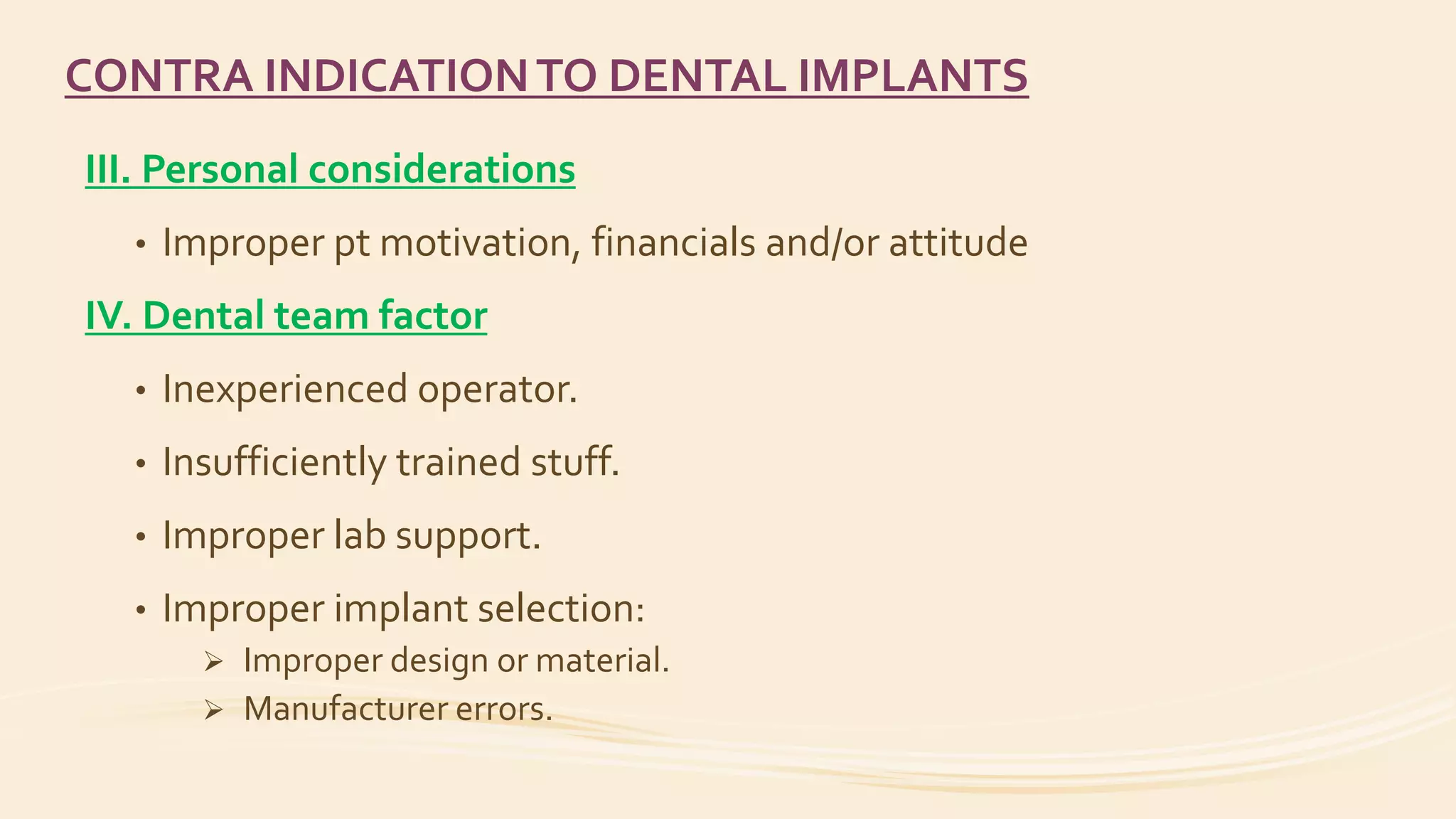 Oral implantology | PPTX