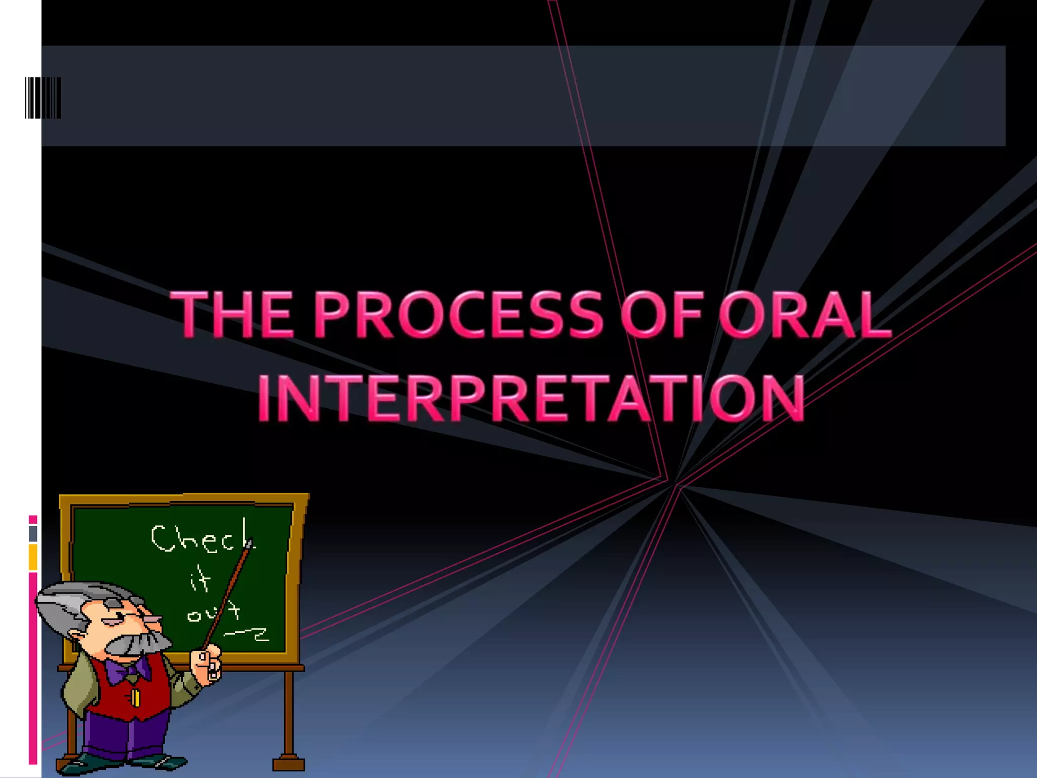 Oral interpretation | PPTX