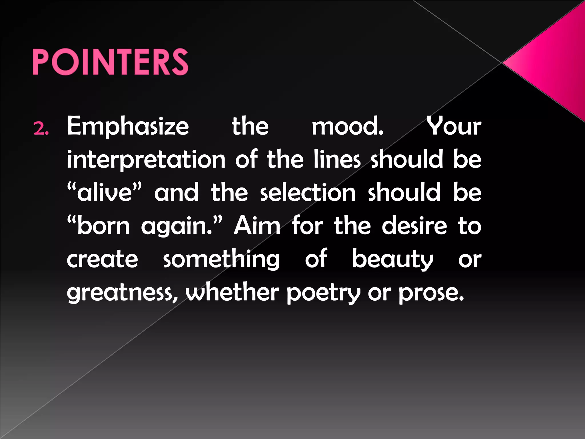 Oral interpretation | PPTX