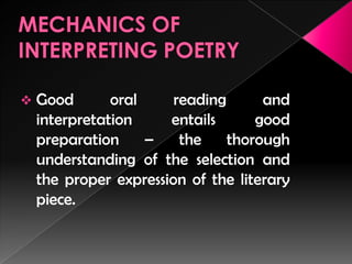 Oral interpretation | PPTX
