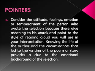 Oral interpretation | PPTX