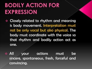 Oral interpretation | PPTX