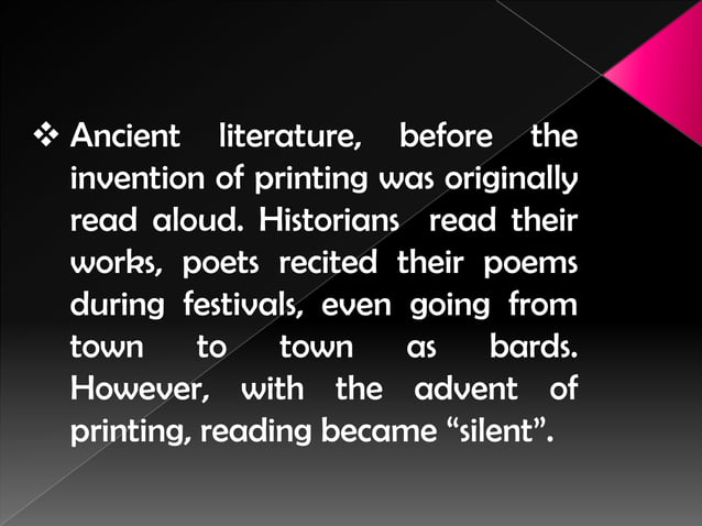 Oral interpretation | PPTX | Poetry | Books and Literature