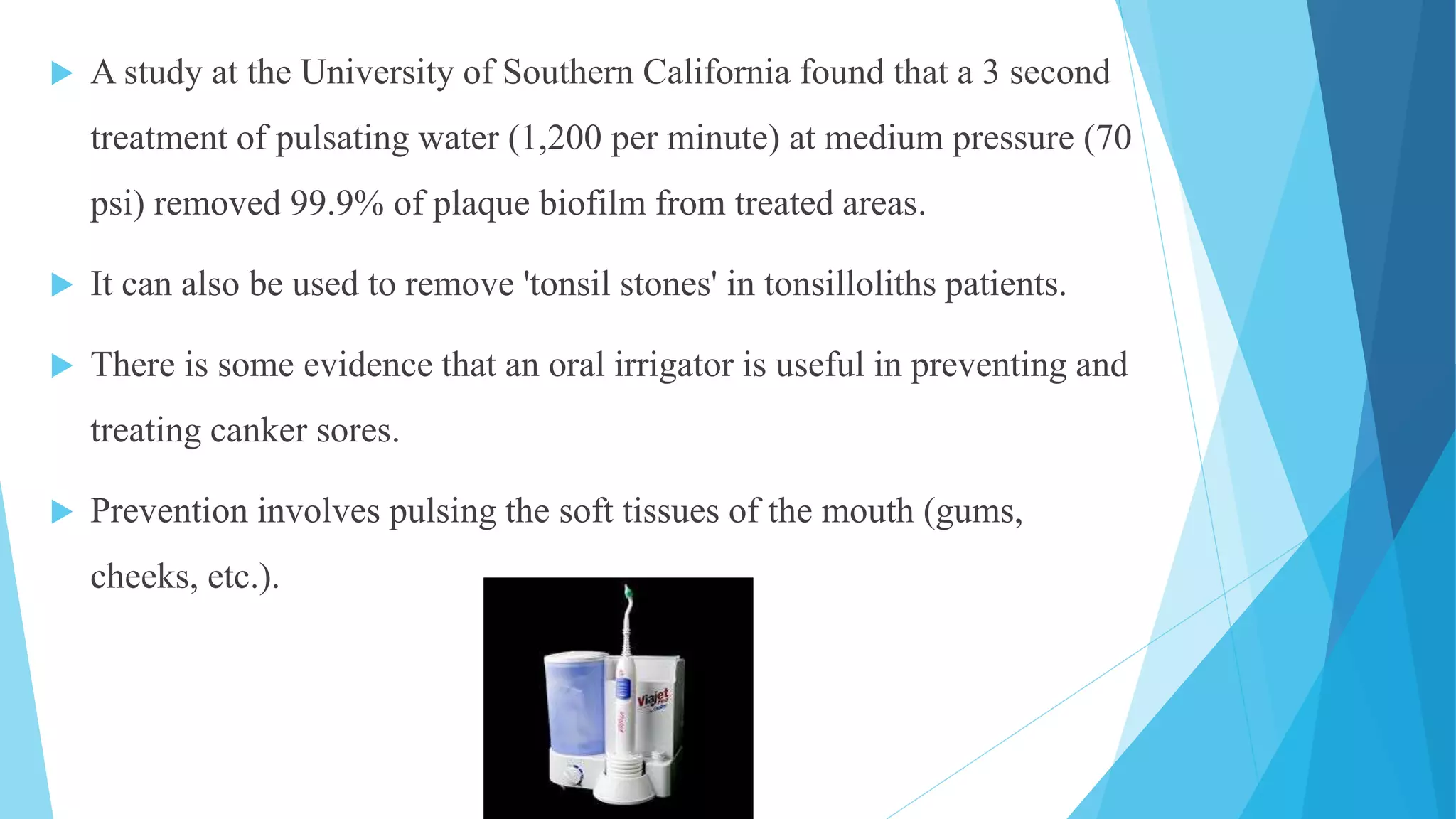 Oral irrigation | PPTX