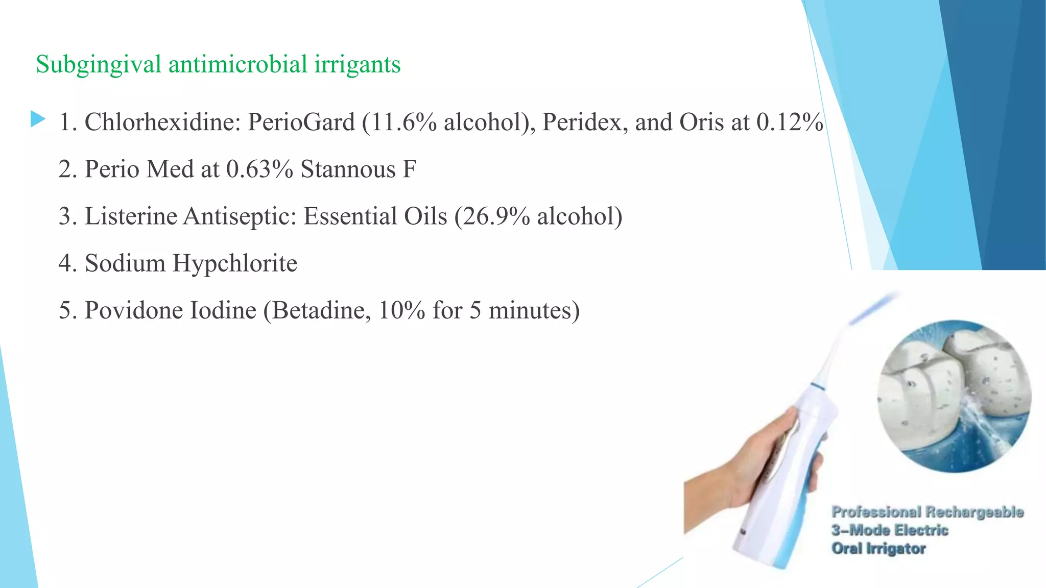 Oral irrigation | PPTX