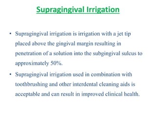 Oral irrigator | PPTX