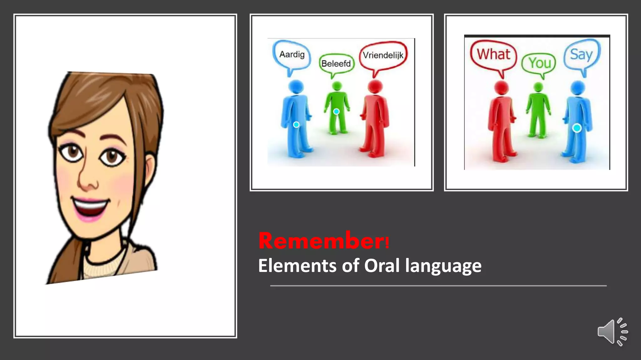 Oral language | PPTX