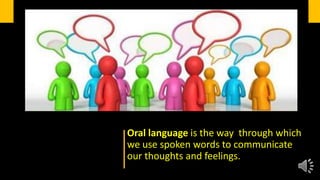 Oral language | PPTX