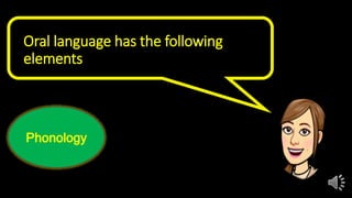 Oral language | PPTX