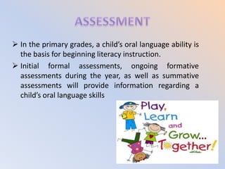 Oral language assessment | PPTX