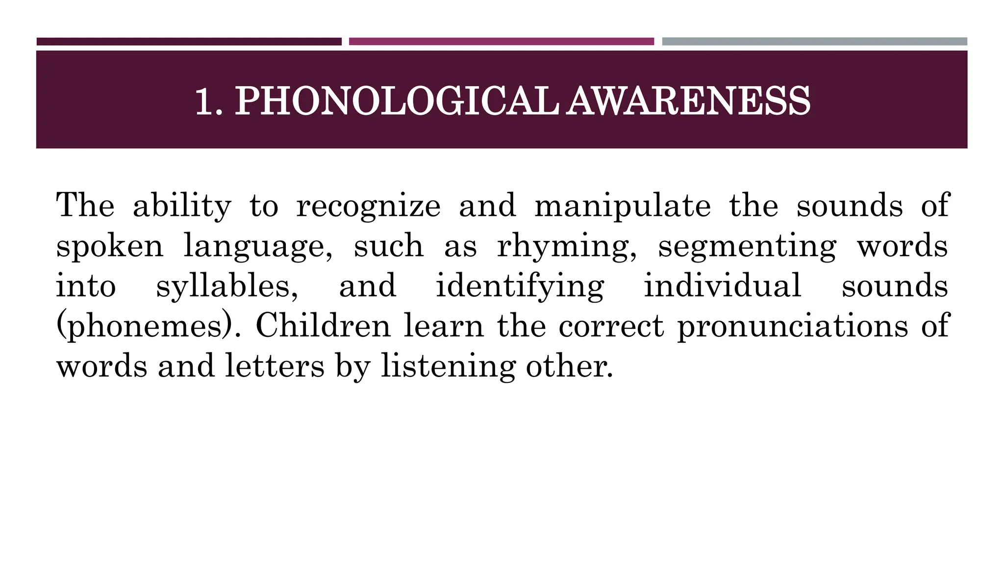 Oral language as the foundation of reading pptx | PPTX