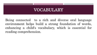 Oral language as the foundation of reading pptx | PPTX