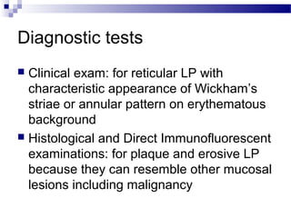 Oral lichen planus | PPT