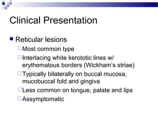 Oral lichen planus | PPT