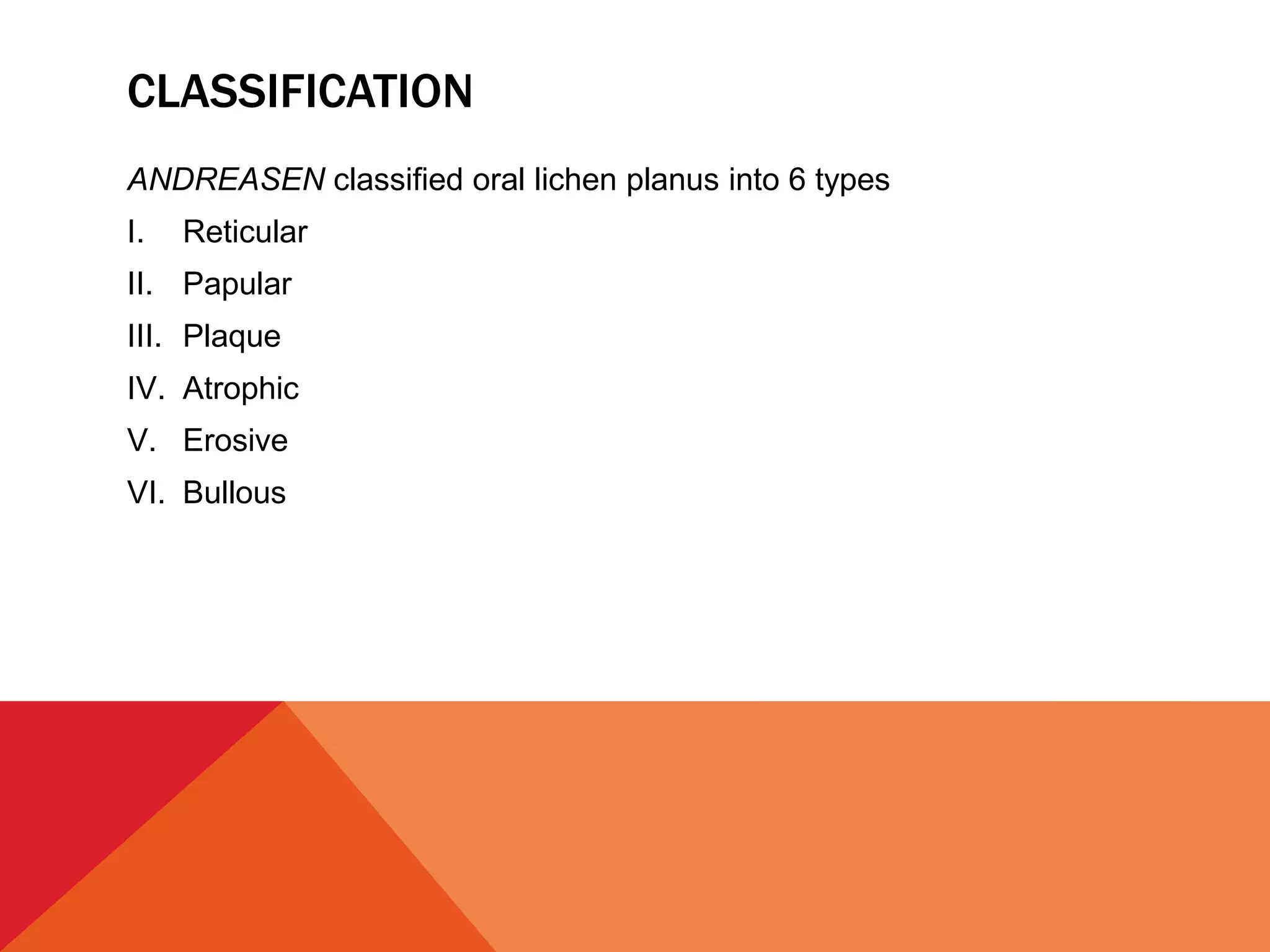 Oral lichen planus | PPTX