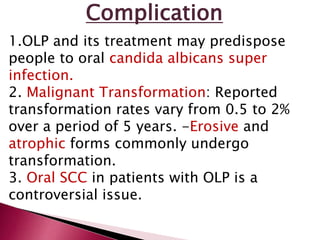 Oral lichen planus | PPTX