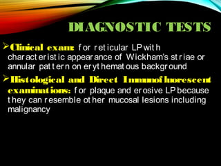 Oral lichen planus | PPT