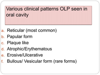 Oral lichen planus | PPTX | Skin and Dermatology | Diseases and Conditions