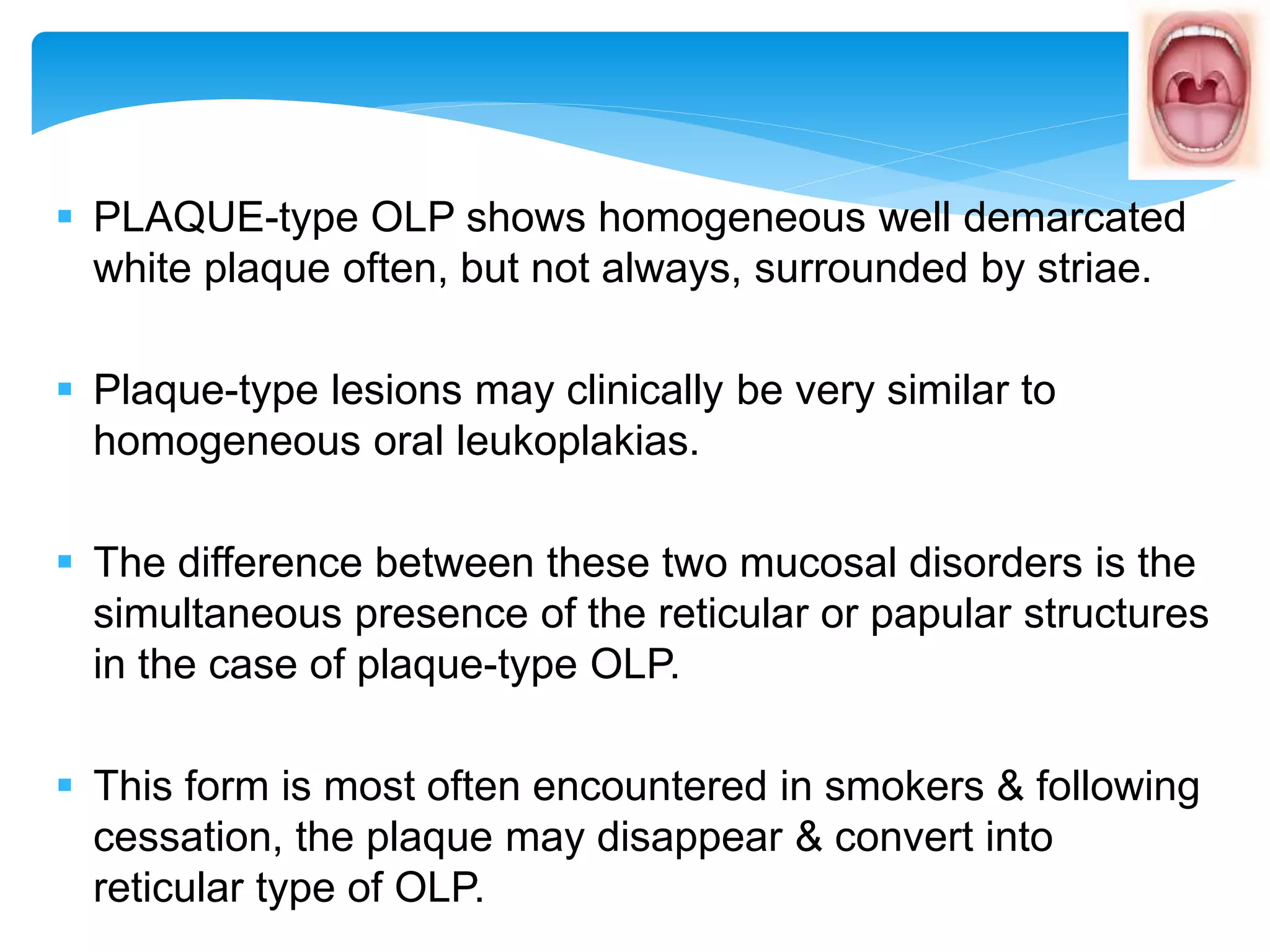 Oral lichen planus seminar | PPTX