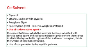 Oral liquid dosage form technology | PPTX