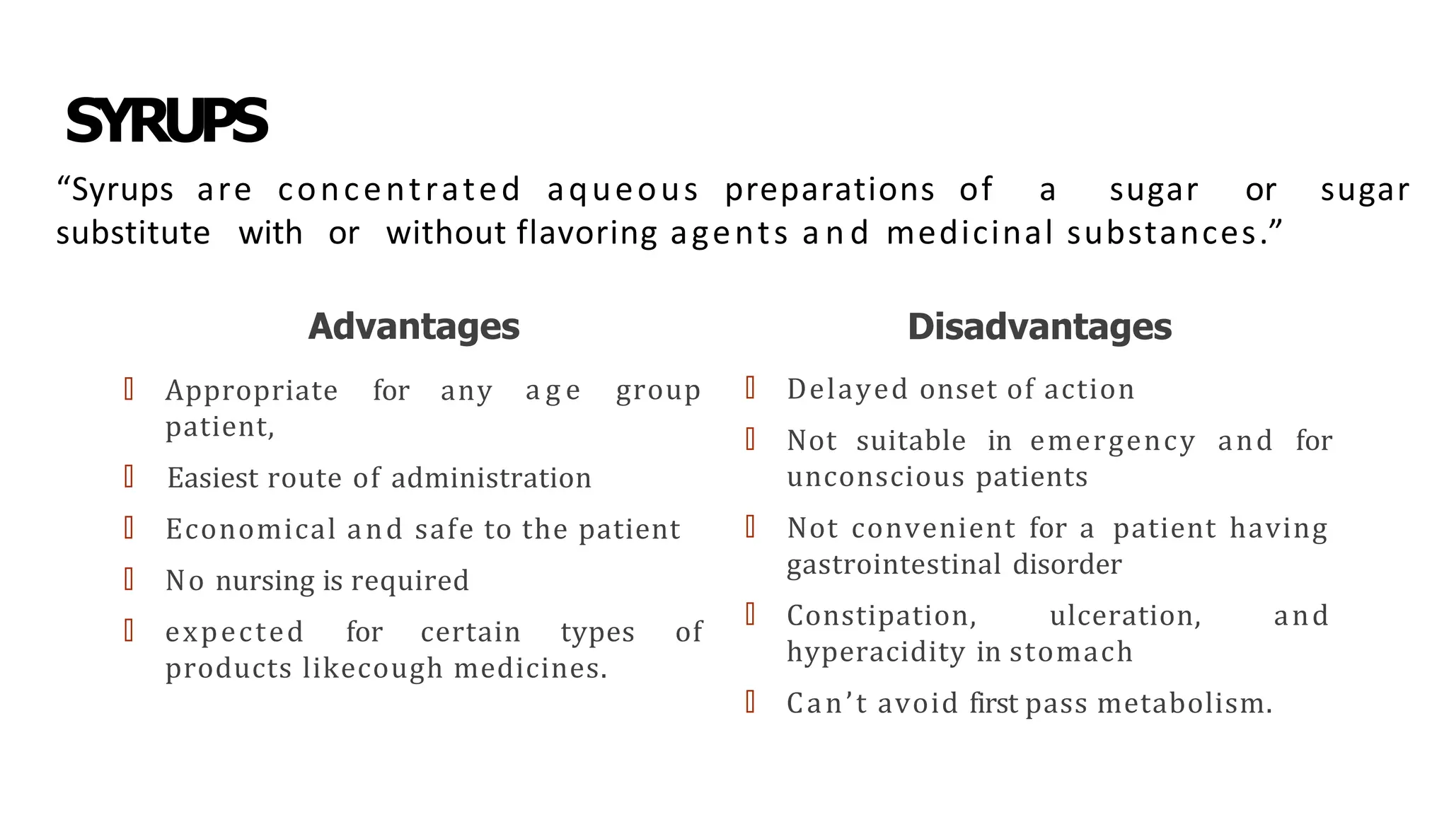 oral liquids, syrup, suspension, emulsion.pptx | Pharmaceutical Drugs ...