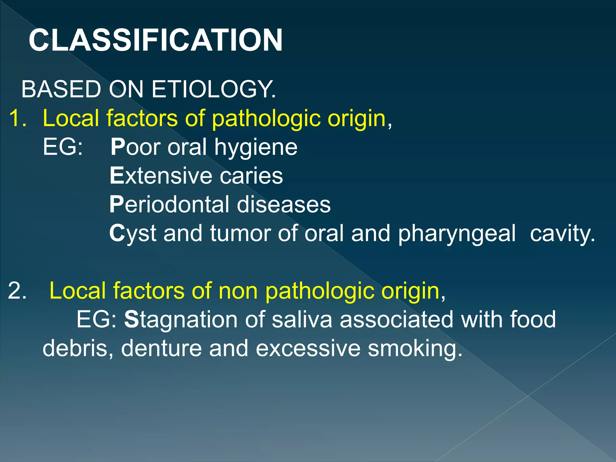 Oral Malodor | PPTX | Oral care | Personal Care