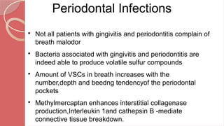 oral malodor -DR Anjhana ,dept of periodontics.pptx