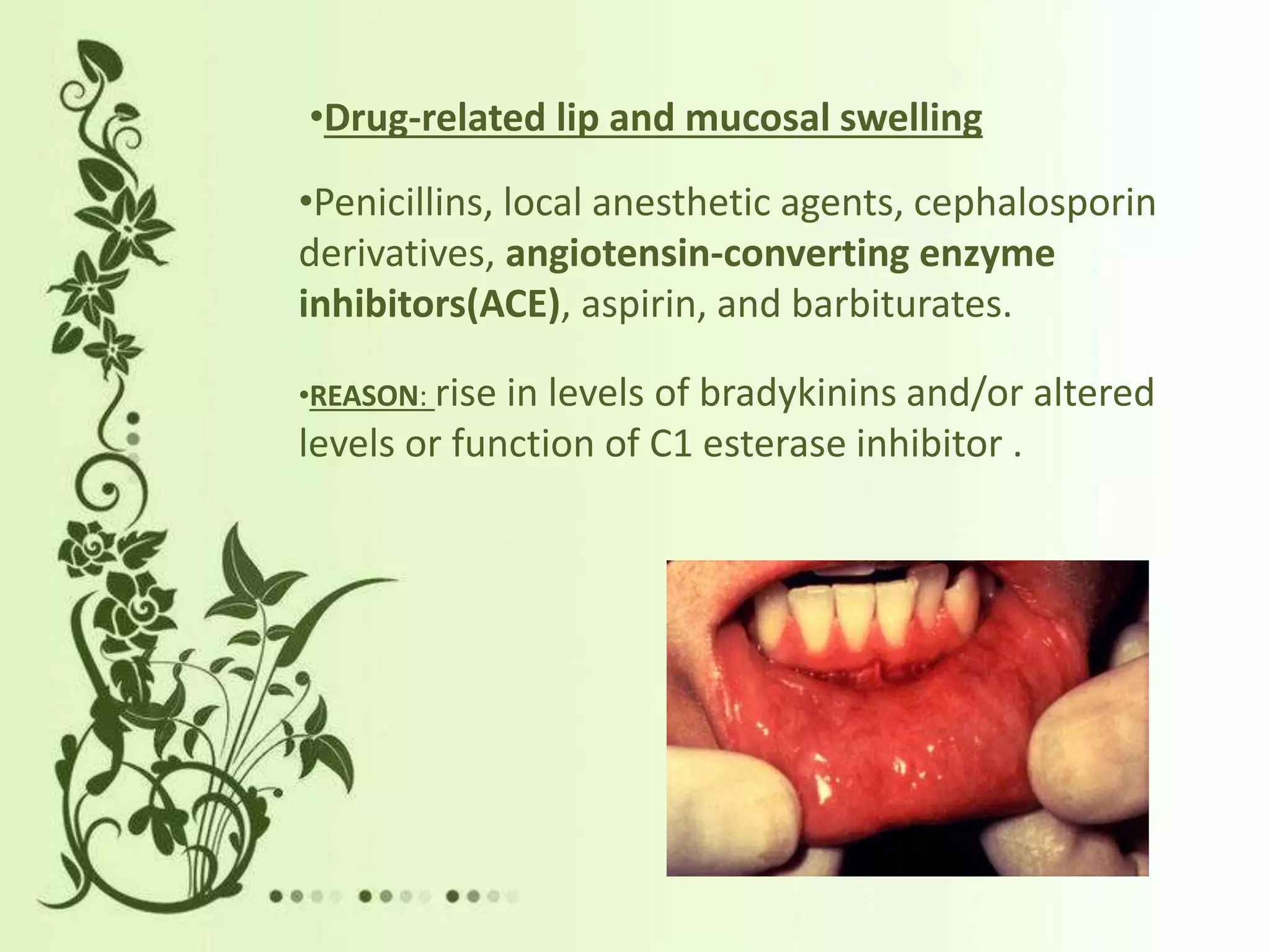 Oral manifestations of drug reactions & treatment | PPTX